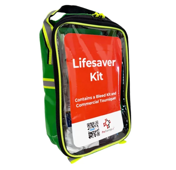 Lifesaver Kit with Tourniquet - Green - Pro Trauma